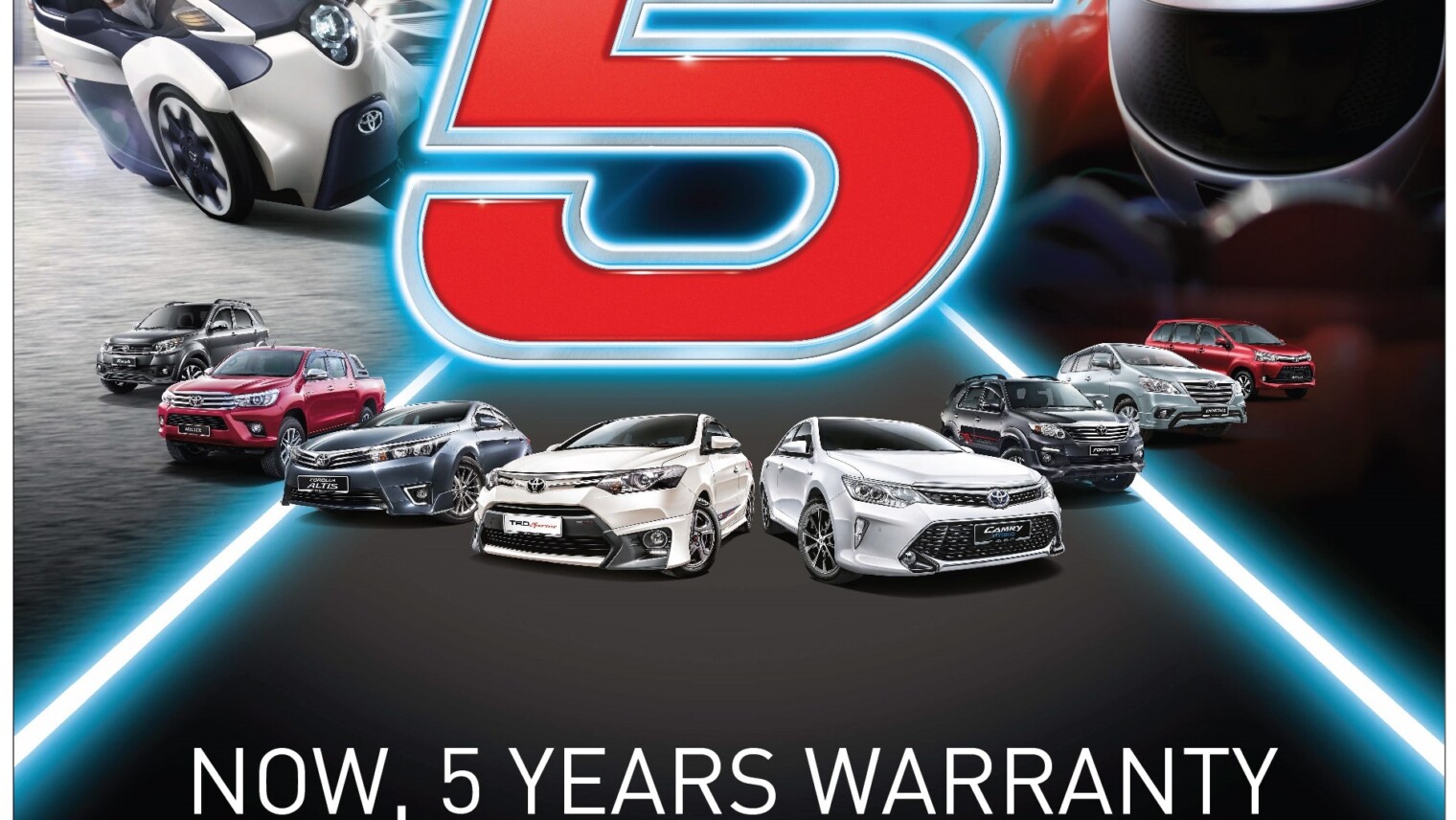 5 year unlimited mileage warranty for Toyota & Lexus vehicles ...