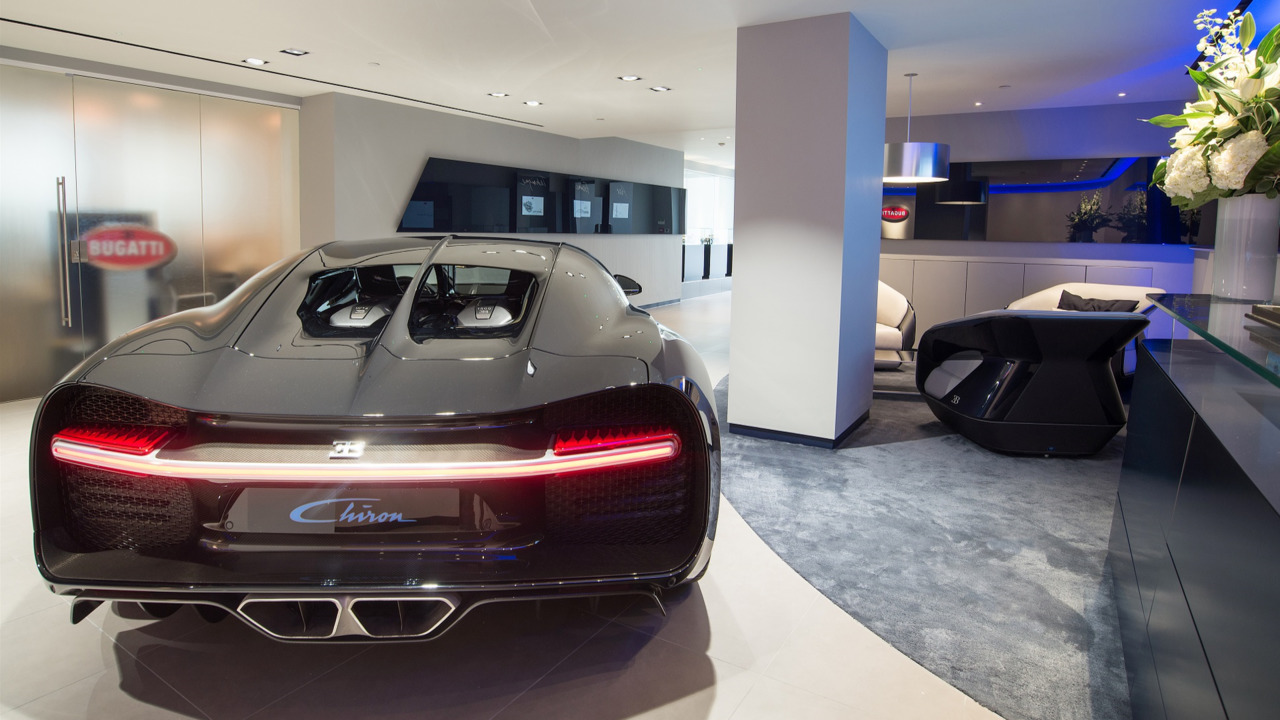 Bugatti Reopens New Designed UK Showroom for Chiron - Autofreaks.com