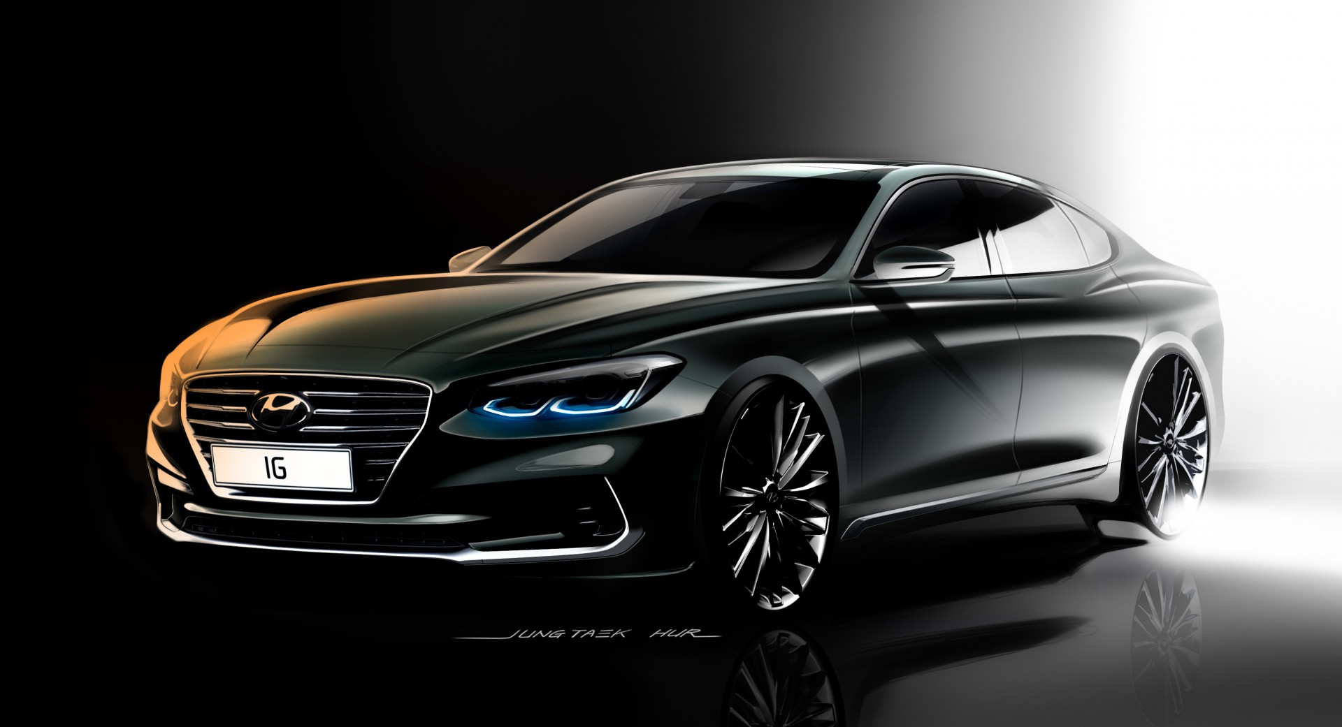 Hyundai Unveils First Renderings of the 6th-Generation Azera ...