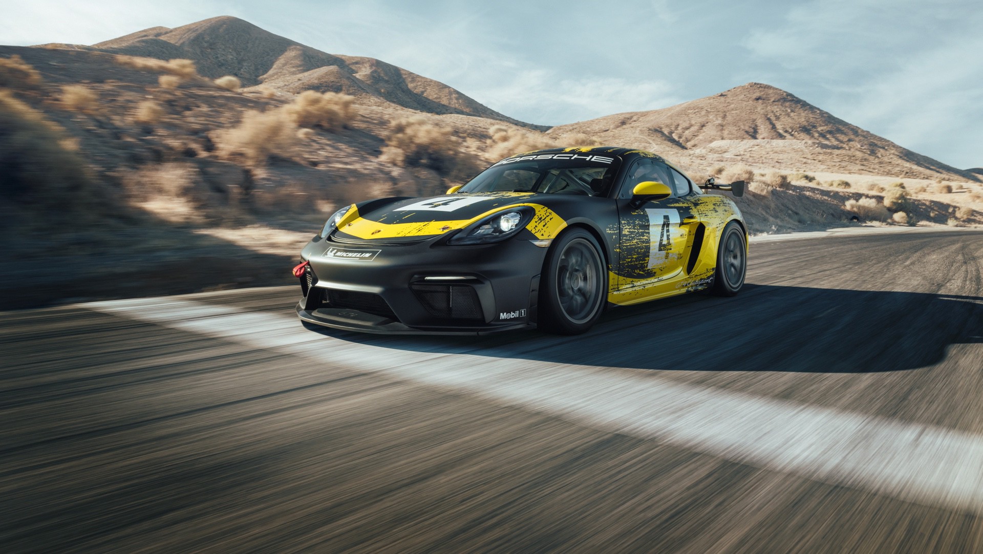 New Porsche 718 Cayman GT4 Clubsport featuring natural-fibre body parts ...